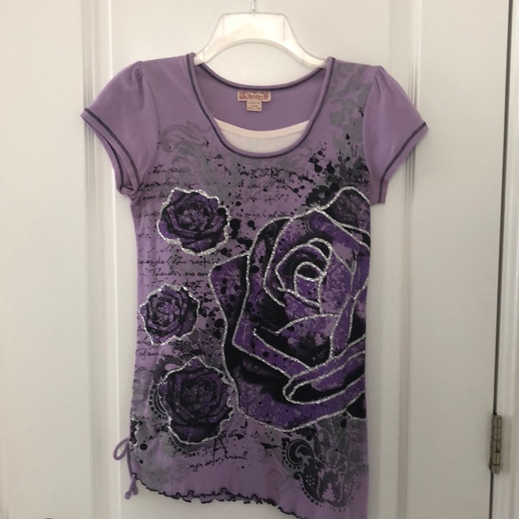 Beautees | Shirts & Tops | Stylish Purple Top | Poshmark